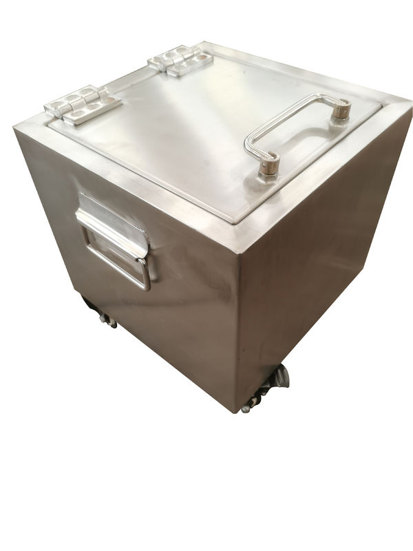 Stainless Steel Inner Outer Lead Shielded Box For Isotope Transport Storage