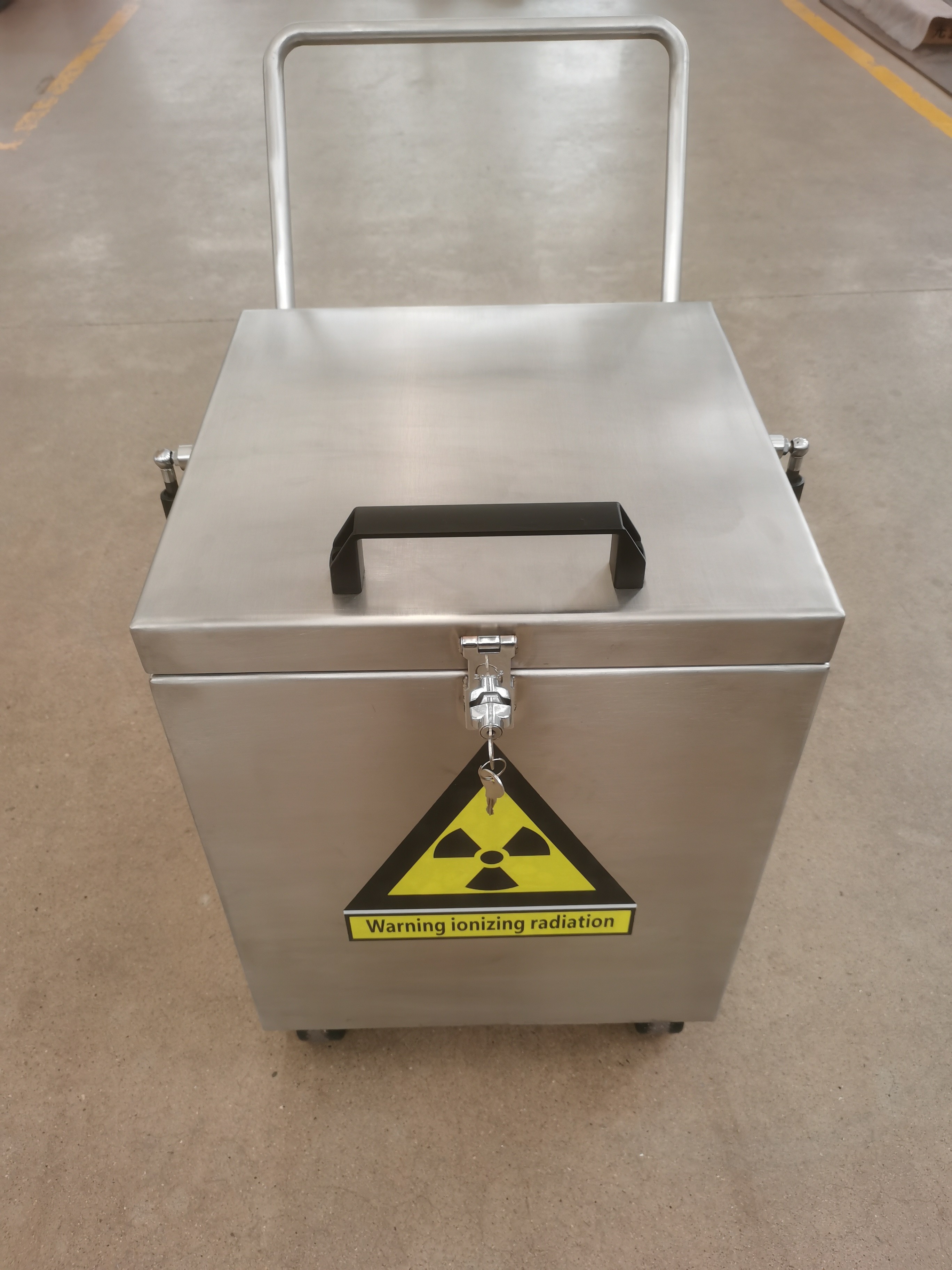 High Quality Double Lock Metal Lead Box For Radioactive Material