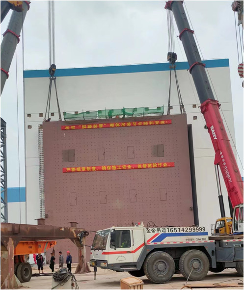 Customized Barite Concrete Shielding Radiation Protection Door With Rollers